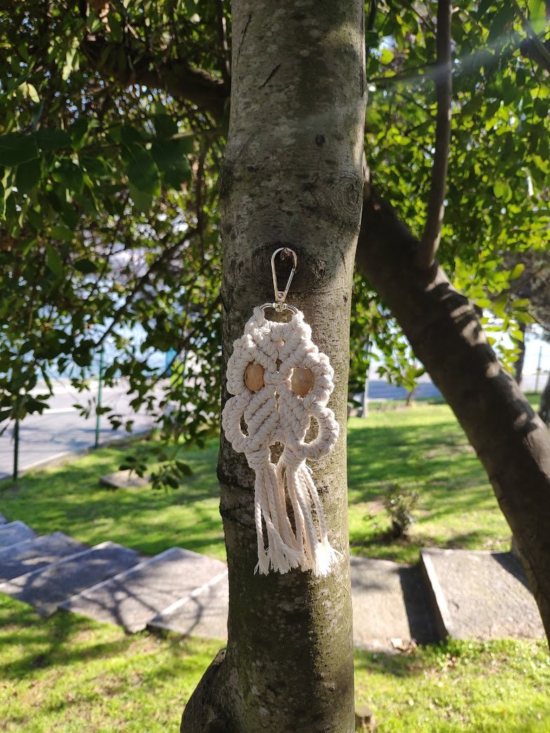DIY Macrame Pattern Bundle: Shoulder Bag & 7 Keychain Designs - Step-by ...