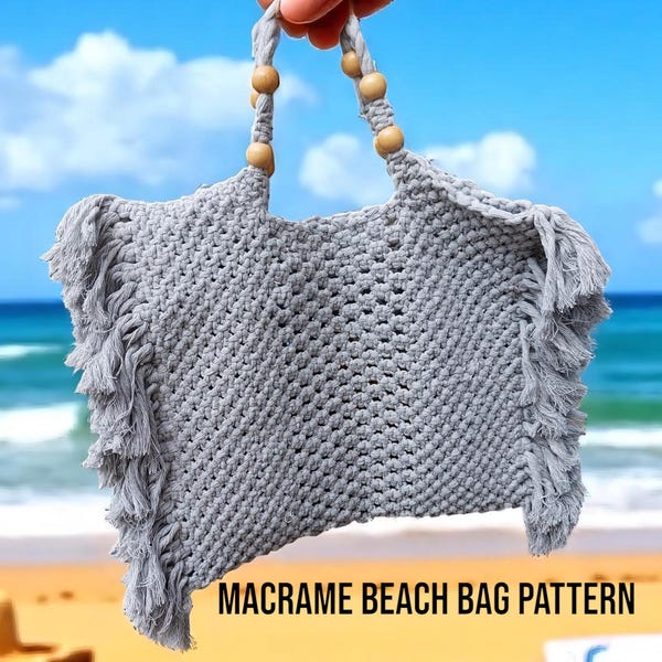 Macrame Fringe Bag - Etsy