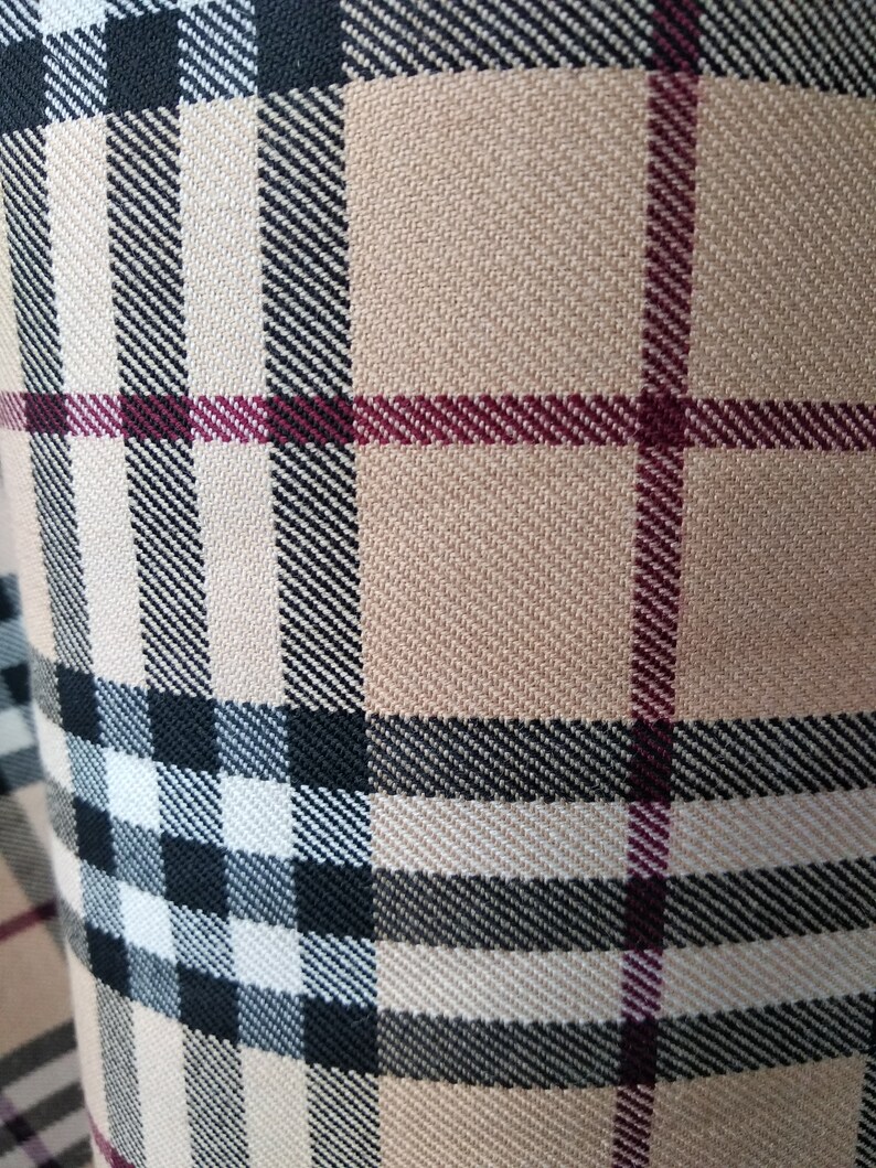 Fabric inspired by Burberry designer. Classic plaid fabric for | Etsy