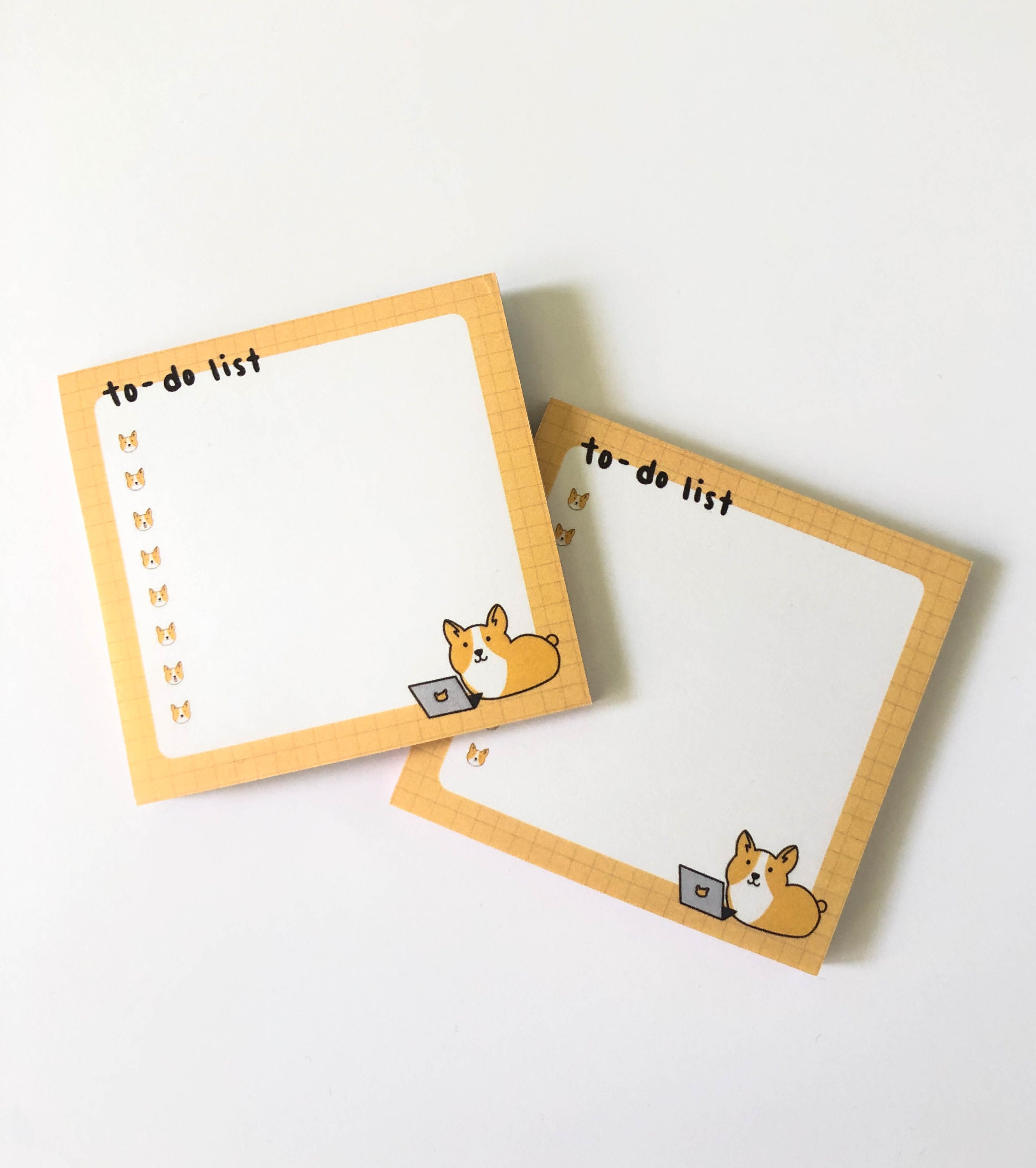 Corgi Sticky Notes Cute Kawaii Corgi Dog Memo Notepad Note - Etsy