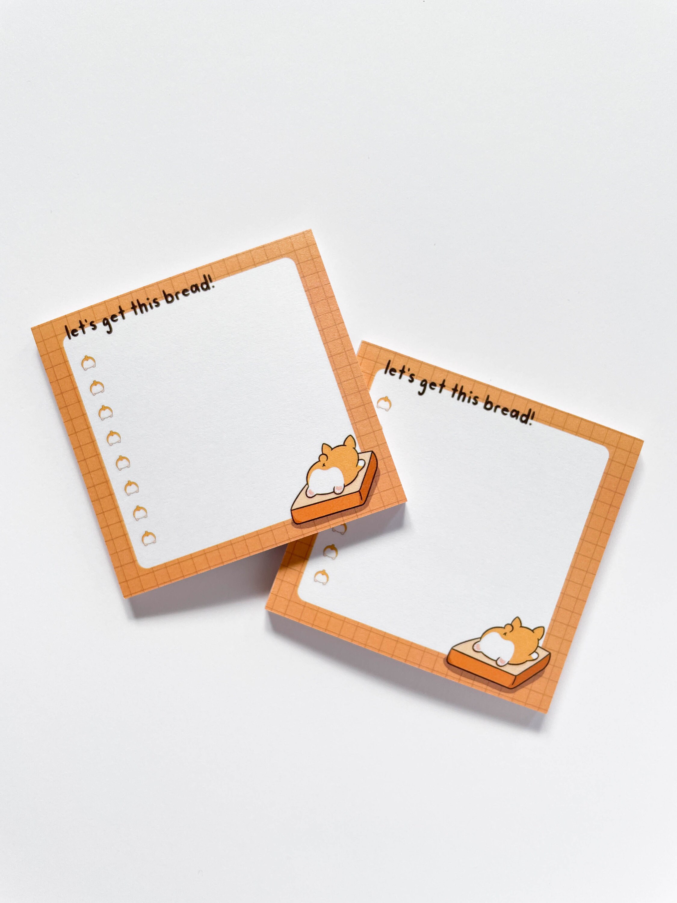 Corgi Sticky Notes Cute Kawaii Corgi Dog Memo Notepad Note - Etsy