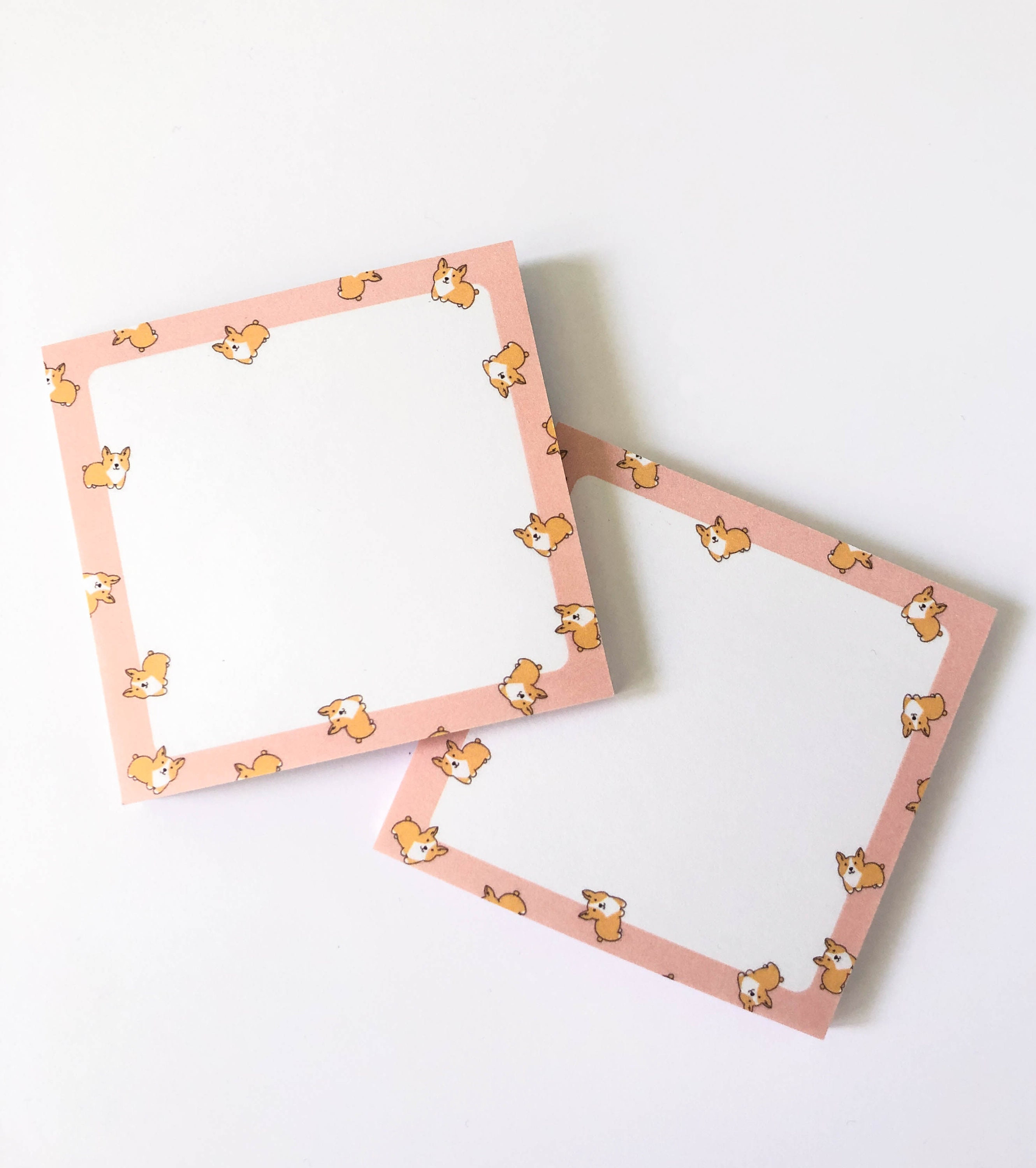 Corgi Sticky Notes Cute Kawaii Corgi Dog Memo Notepad Note - Etsy