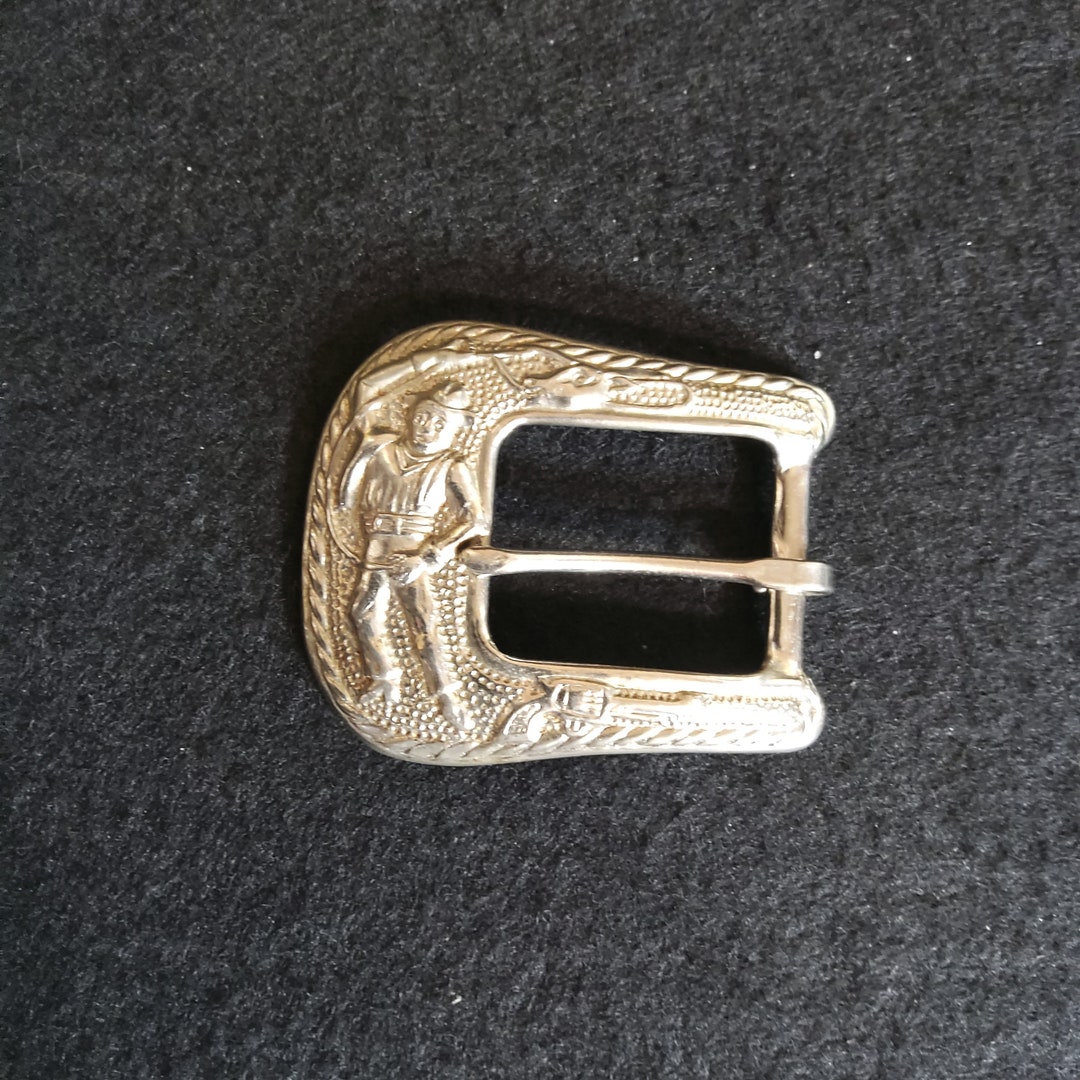 Metal Cowboy Belt Buckle - Etsy