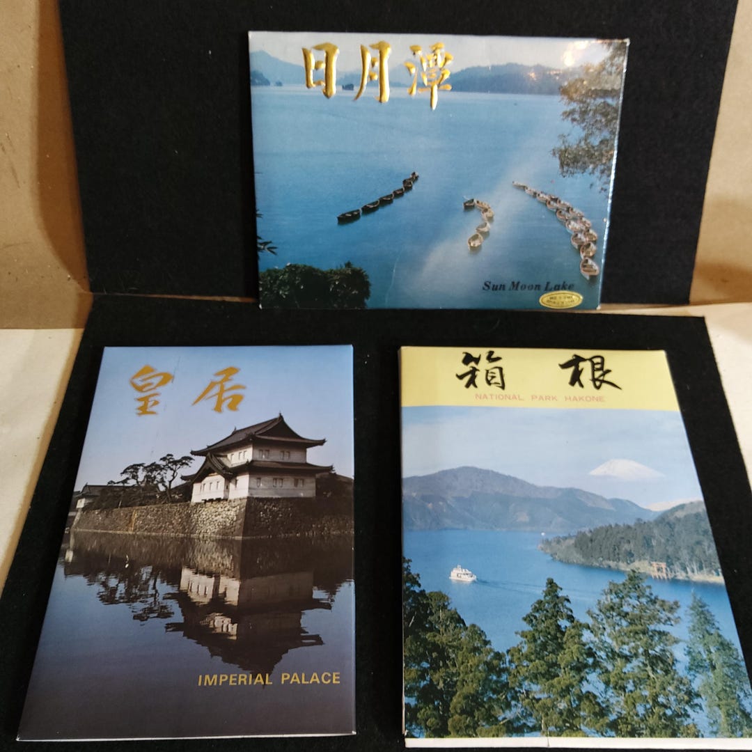 Vintage Set of 3 Groups of Postcards, Japan and Taiwan - Etsy