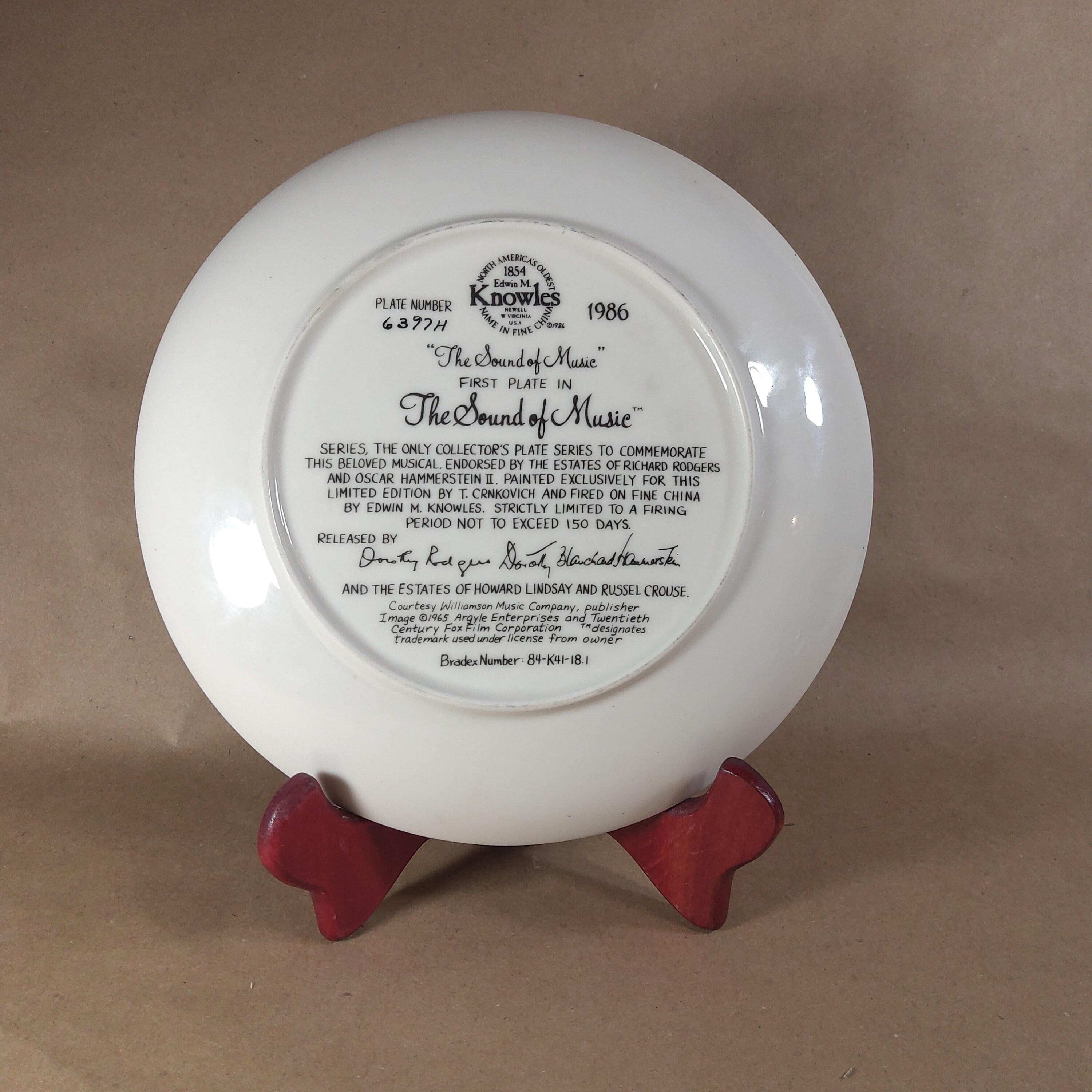 Edwin Knowles Sound of Music Collector's Plate - Etsy