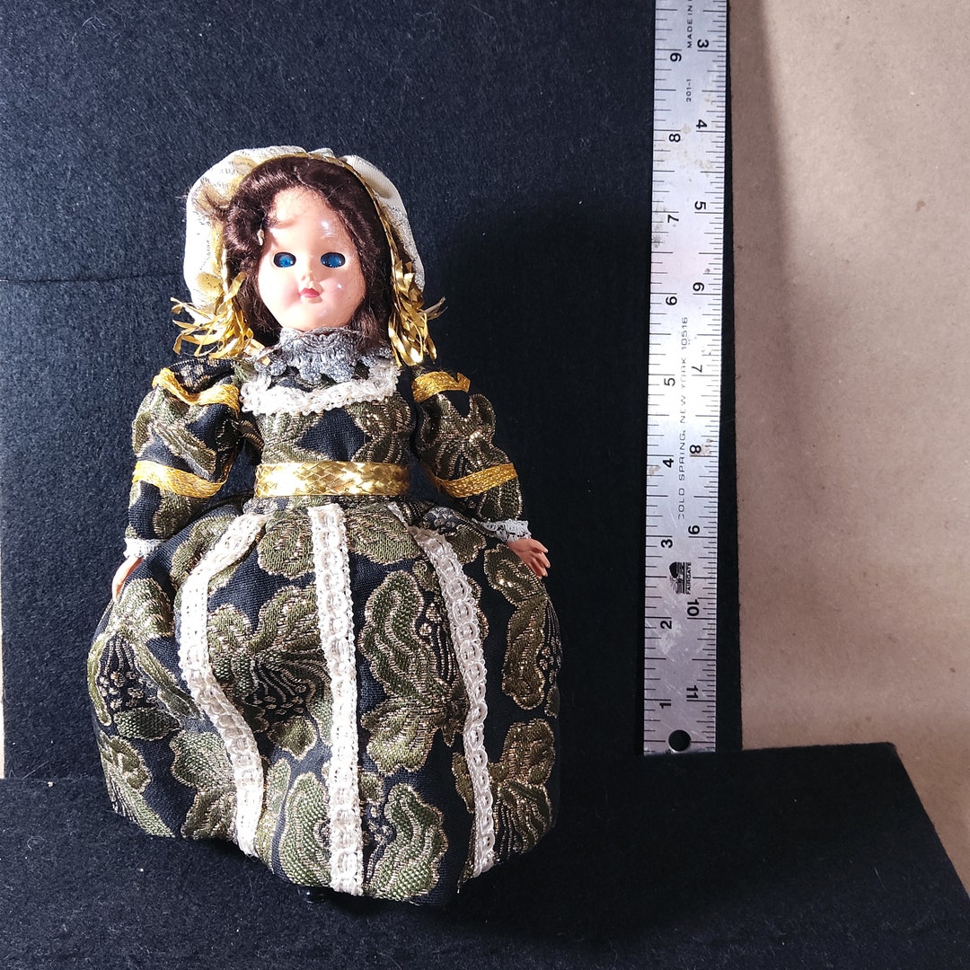 Vintage Costume Doll, 8 Inches Tall - Etsy