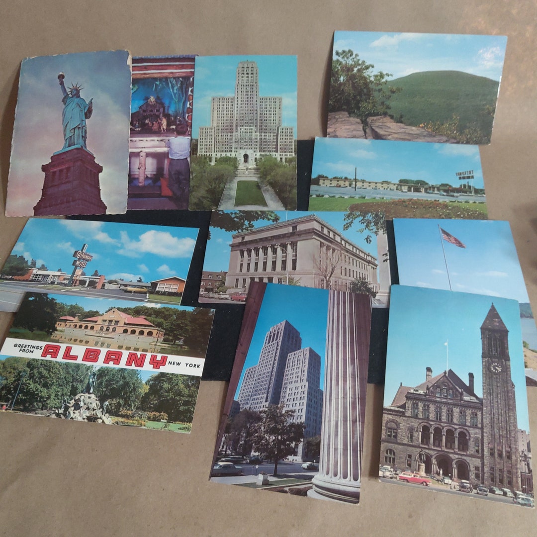 Group of 11 New York State Postcards - Etsy