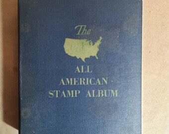 Scott's National Postage Stamp Album, 1959. Unused, Green Hardcover ...