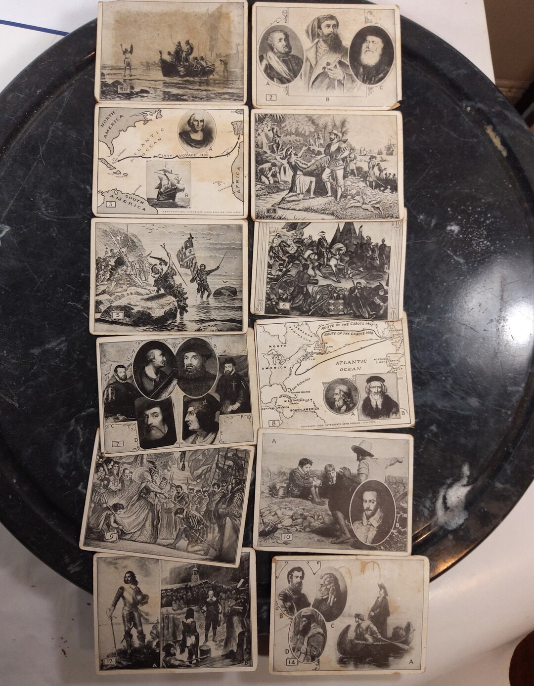 Set of European Explorer Cards12 Out of 14 1926 - Etsy