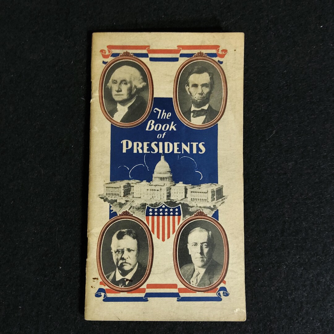 1944 Book of Presidents - Etsy