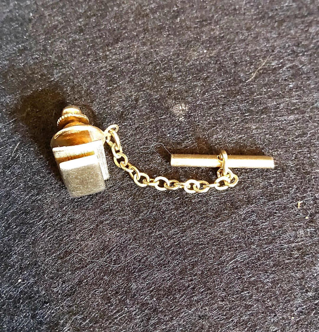 Vintage Gold Tone Tie Tack, Tie Pin - Etsy