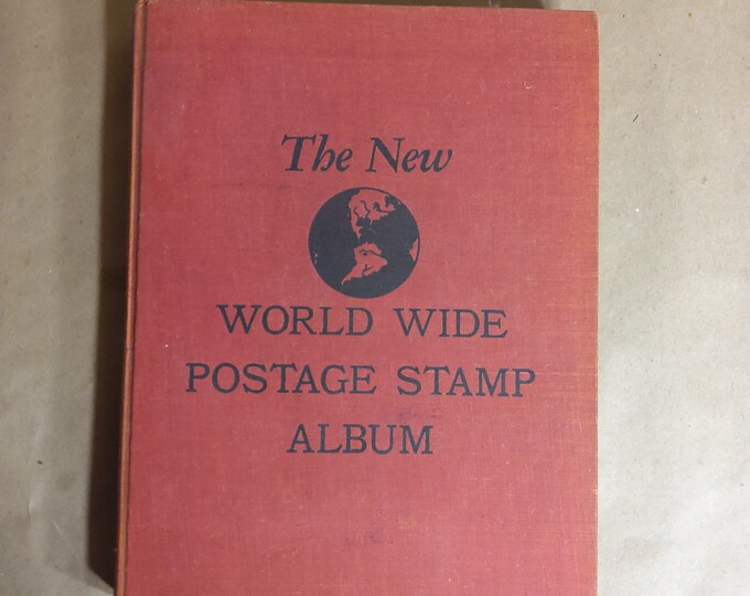 The New World Wide Postage Stamp Album 1954 With 1045 Stamps - Etsy