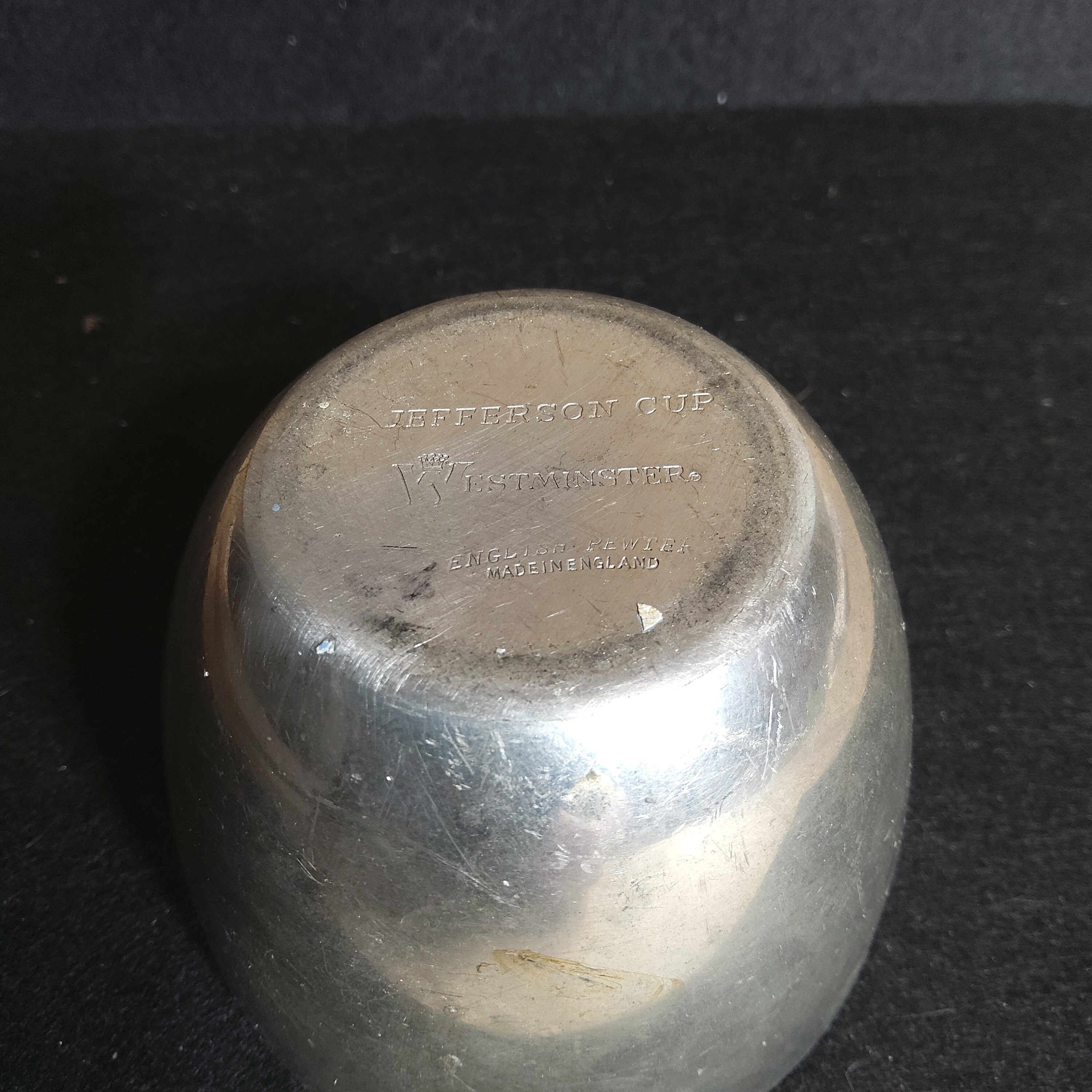Vintage Westminster Pewter Jefferson Cup - Etsy