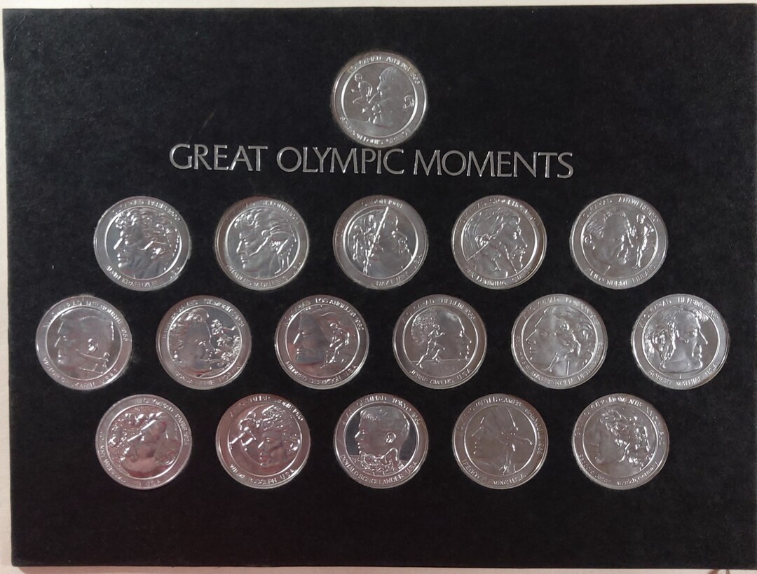 Great Olympic Moments Coin Set - Etsy