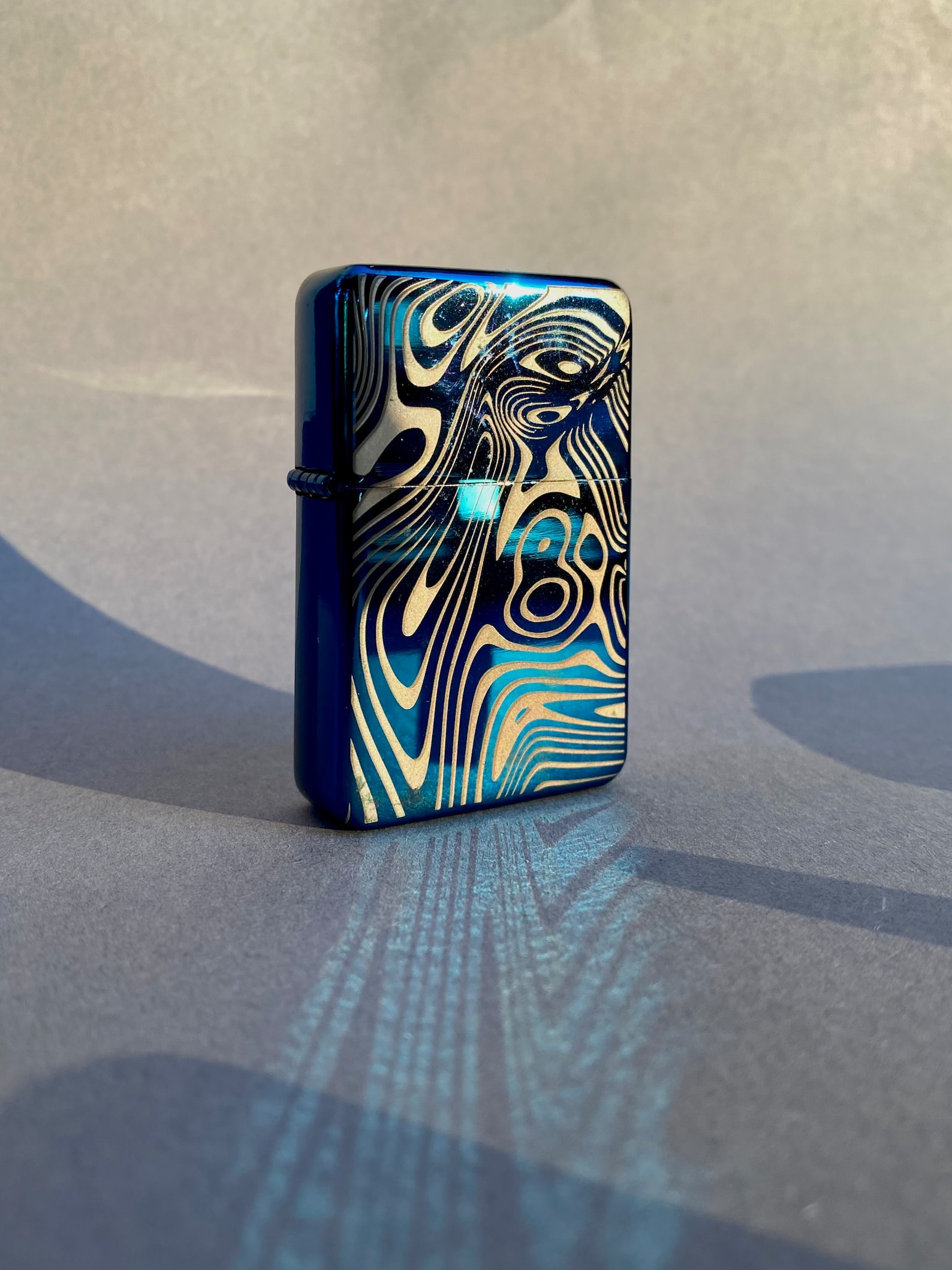 Hypnotic Spiral Lighter Engraved Lighter Refillable Metal - Etsy