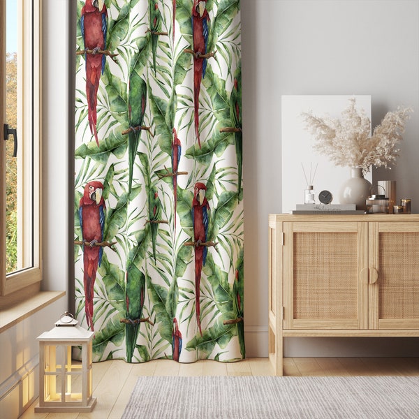 Red and Green Curtains - Etsy