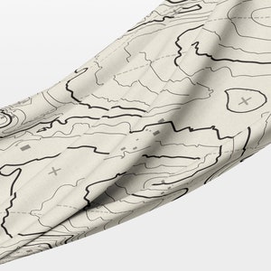 Height Map, Cotton Window Curtain CC211 Geometric Curtain, Decorative ...