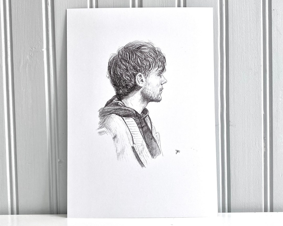 Louis Portrait - A5 Art Print - Etsy