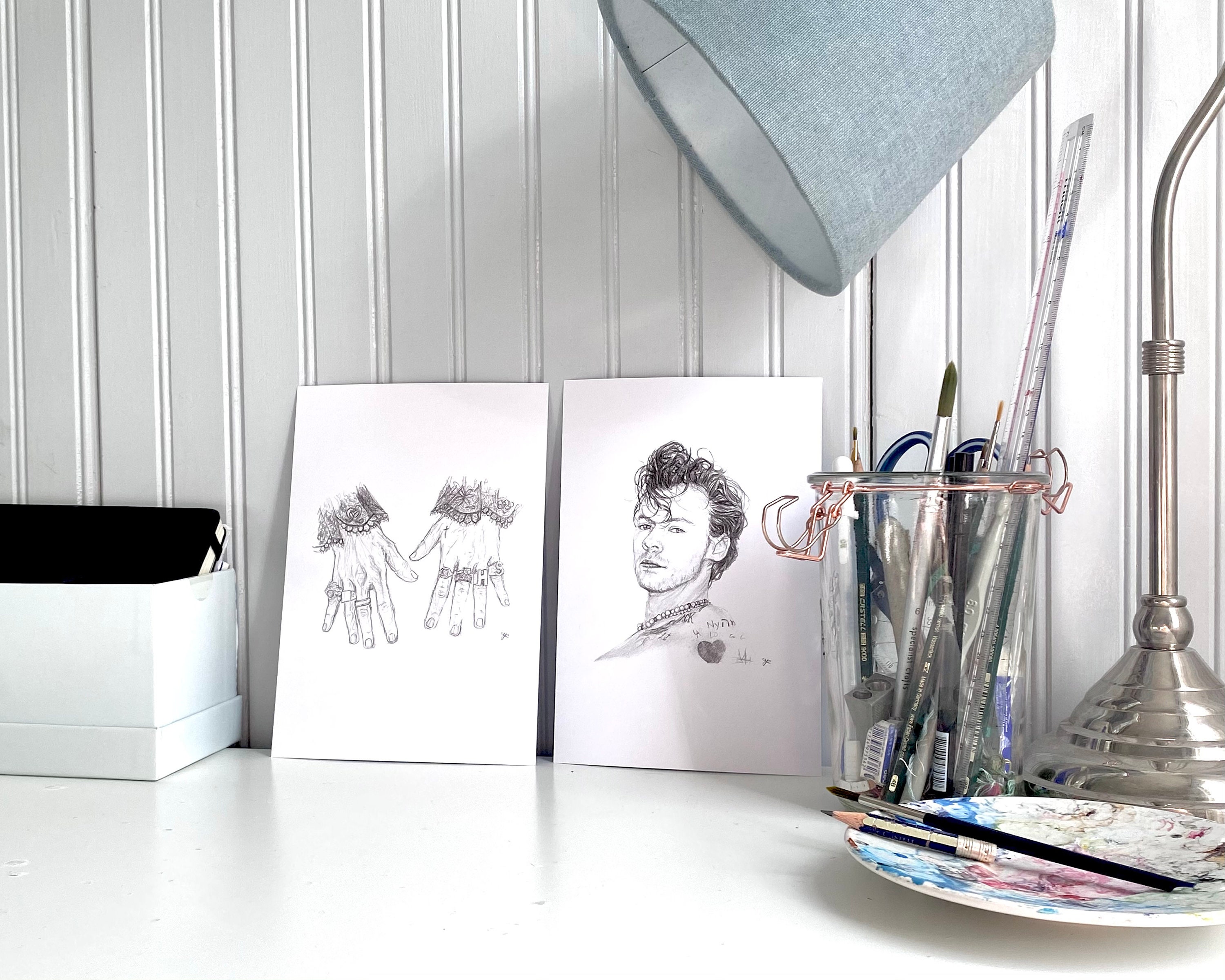 Harry Clout Glasses A5 Art Print - Etsy