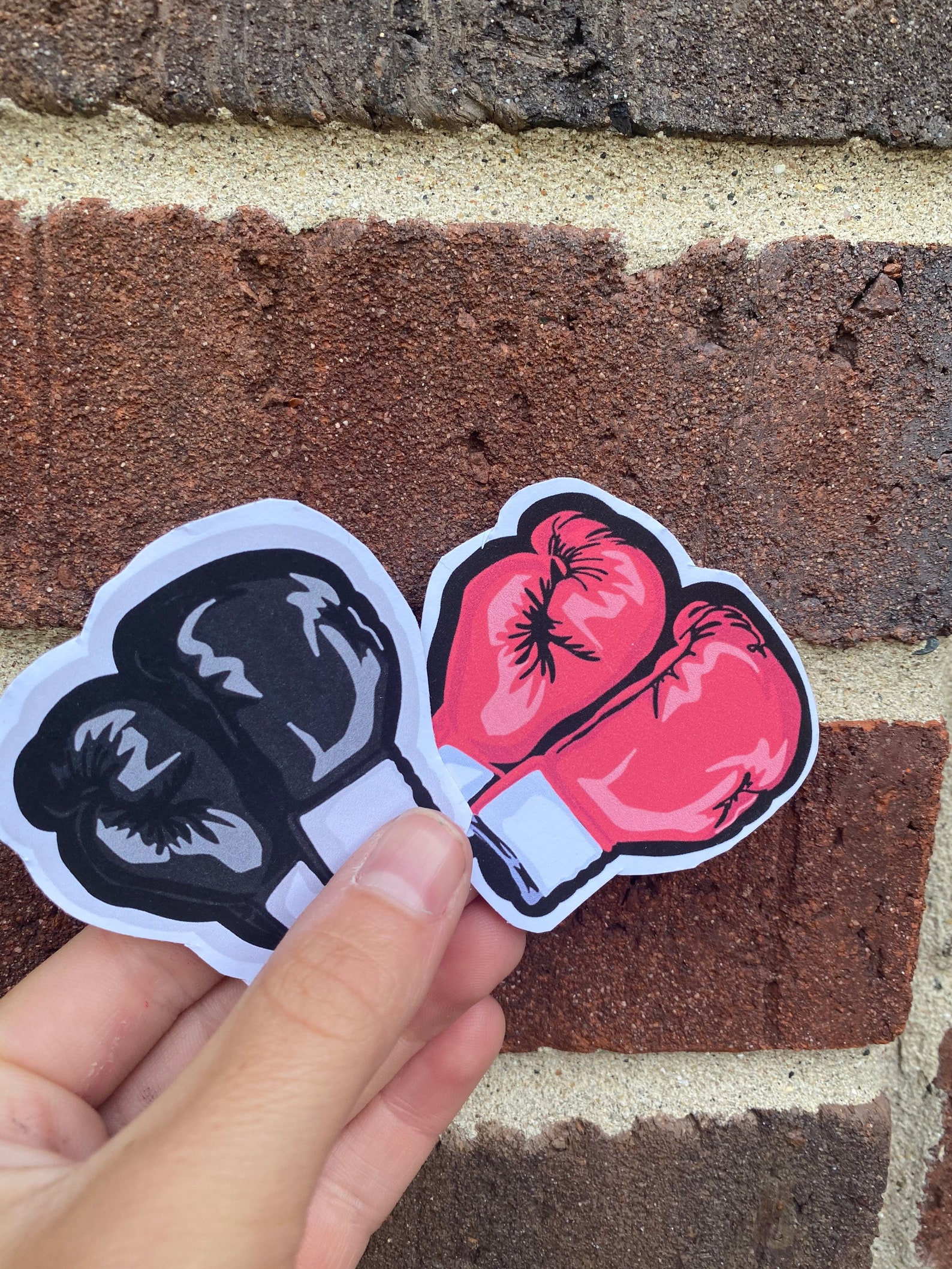 Boxing Gloves Stickers - Etsy