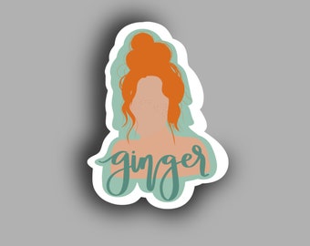 Ginger Sticker - Etsy