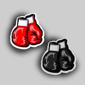 Boxing Gloves Stickers - Etsy