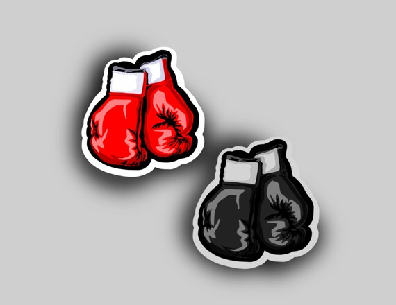 Boxing Gloves Stickers - Etsy