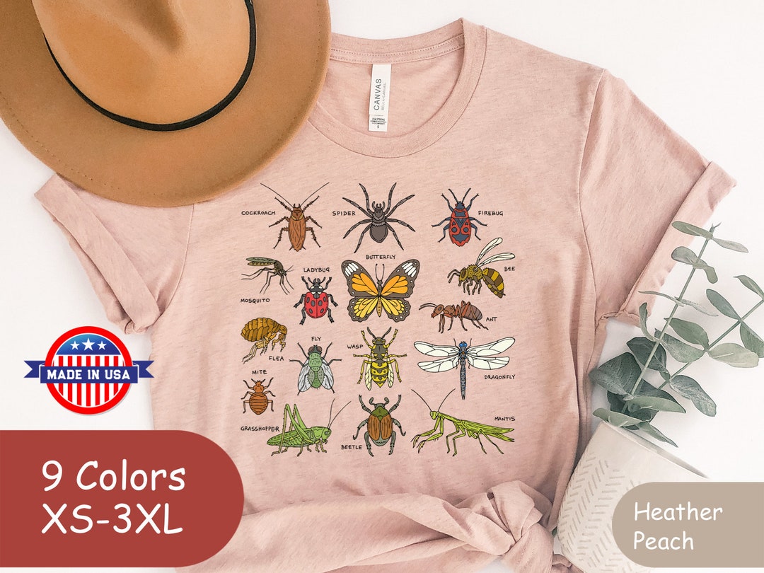 Insect Shirt, Entomologist Gifts, Bug Shirt, Insect Lover Gift, Nature ...