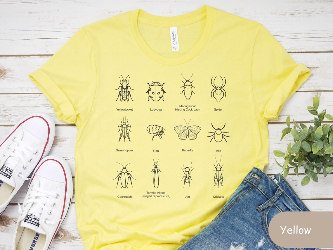 Camisa de insectos Regalos de entomólogos Camisa de | Etsy
