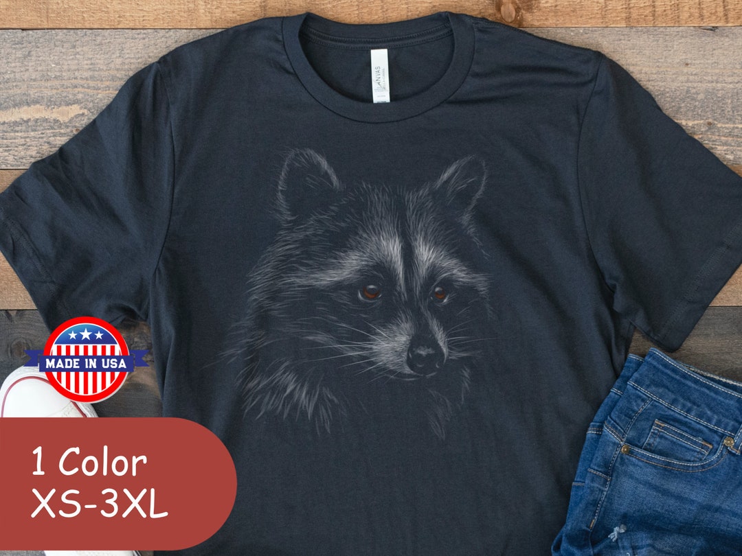 Raccoon T Shirt, Funny Raccoon Shirt, Camping Shirt, Travel Shirt ...