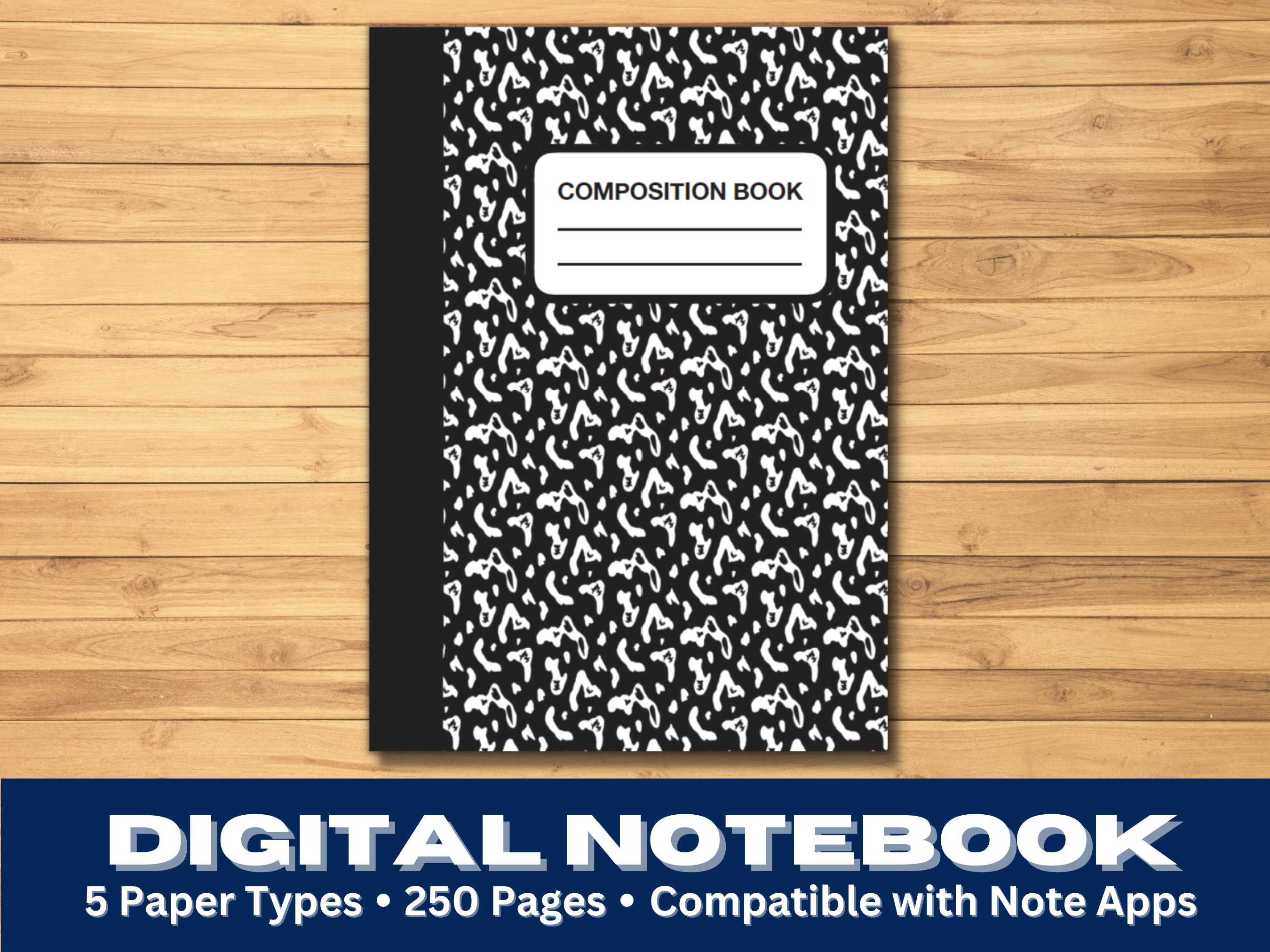 Digital Notebook Goodnotes Notebook - Etsy