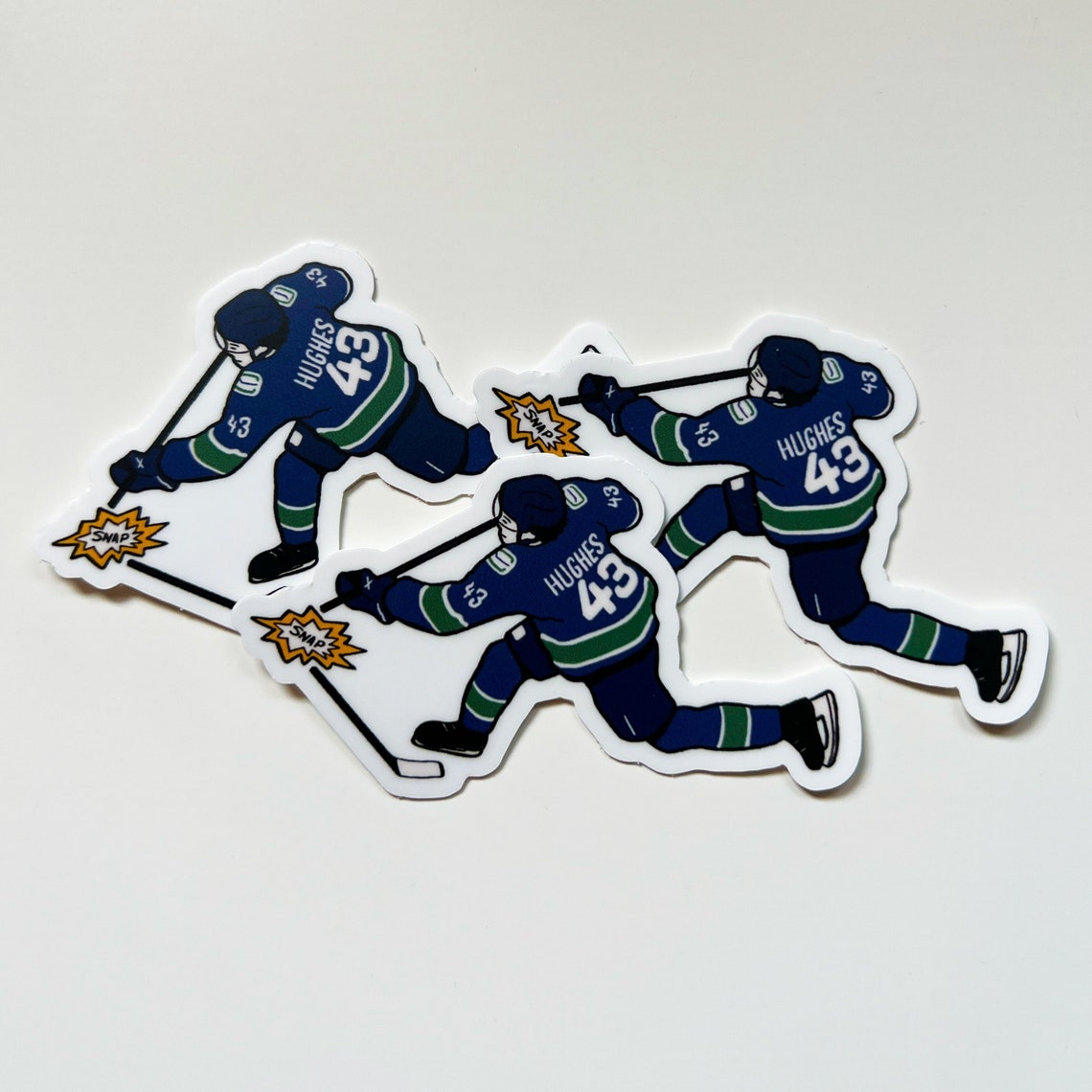 Quinn Hughes Sticker Vancouver Canucks Canucks NHL Player Illustrated ...