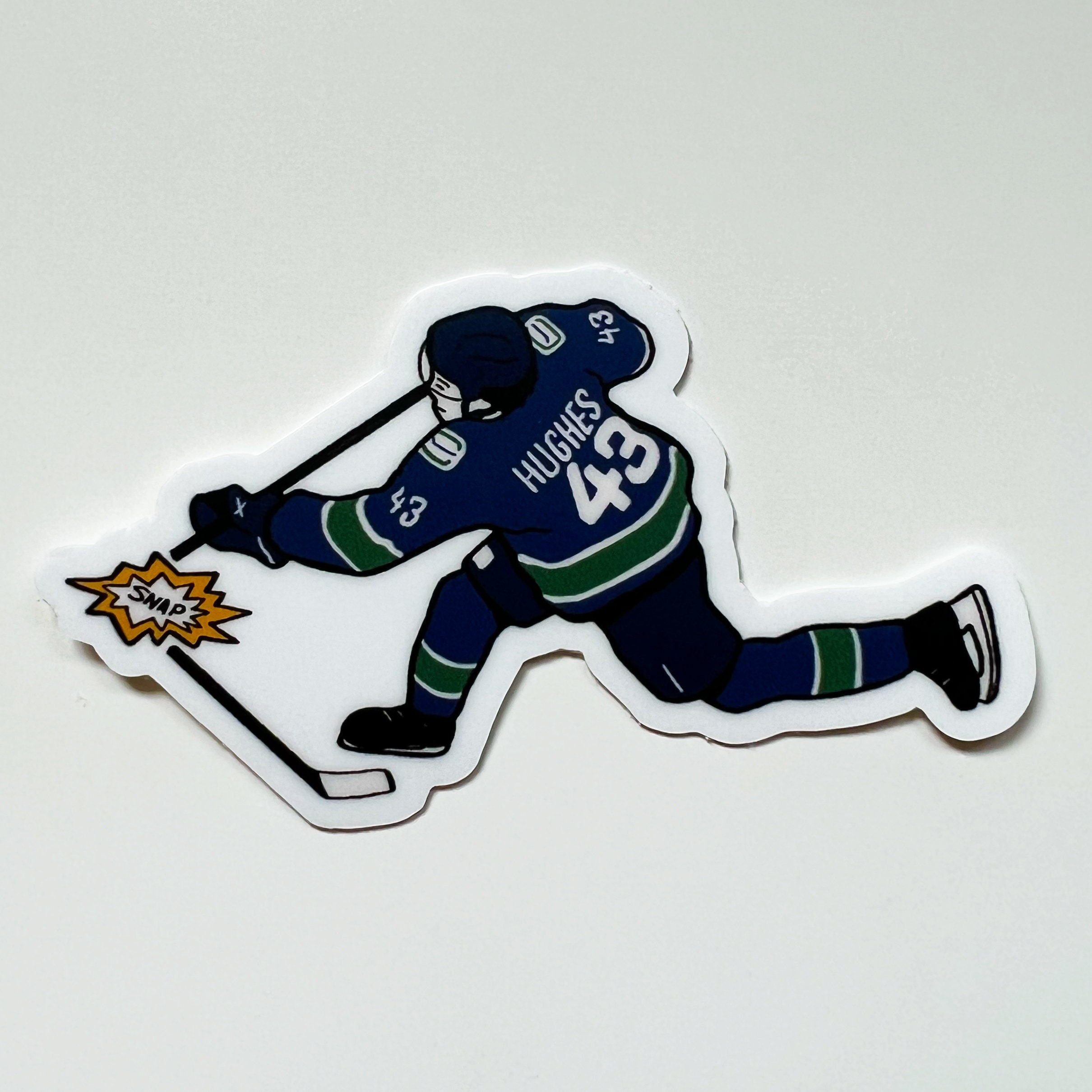 Quinn Hughes Sticker Vancouver Canucks Canucks NHL Player Illustrated ...
