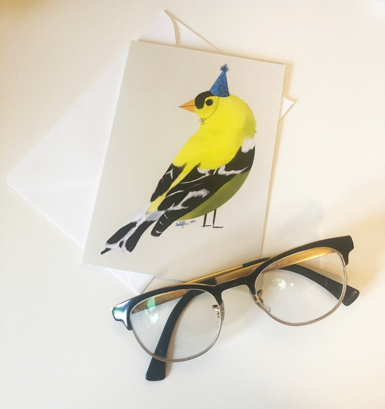 Party Birds 2.0 Portrait Blank Greeting Cards Perfect for - Etsy