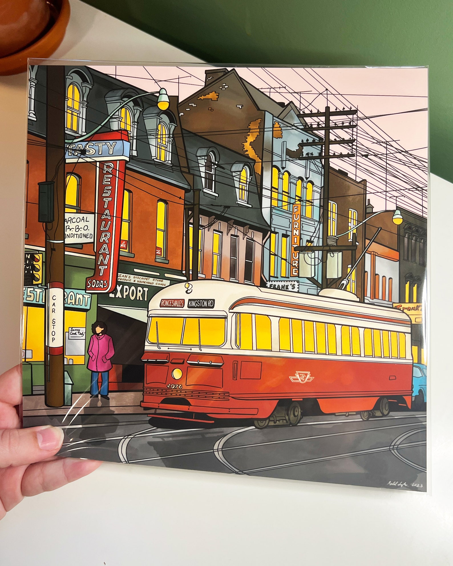 Queen and Parliament - Retro Comic-style 1960s Toronto Illustrated ...