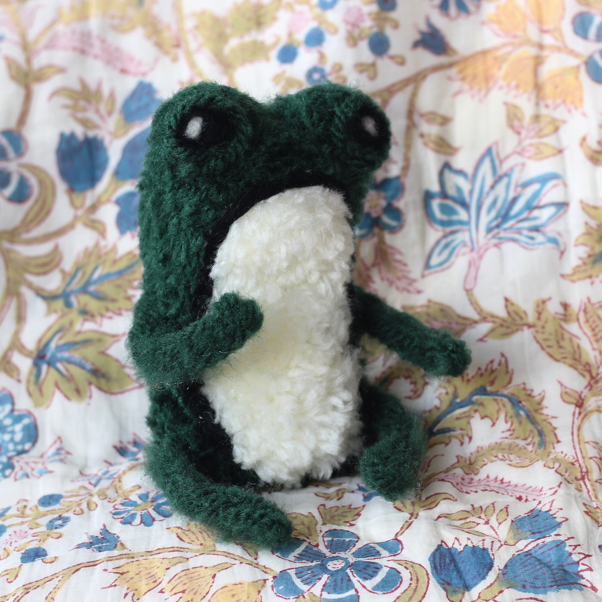 OLD BOY - Sad Frog Pom Pom Teddy Plush - Etsy
