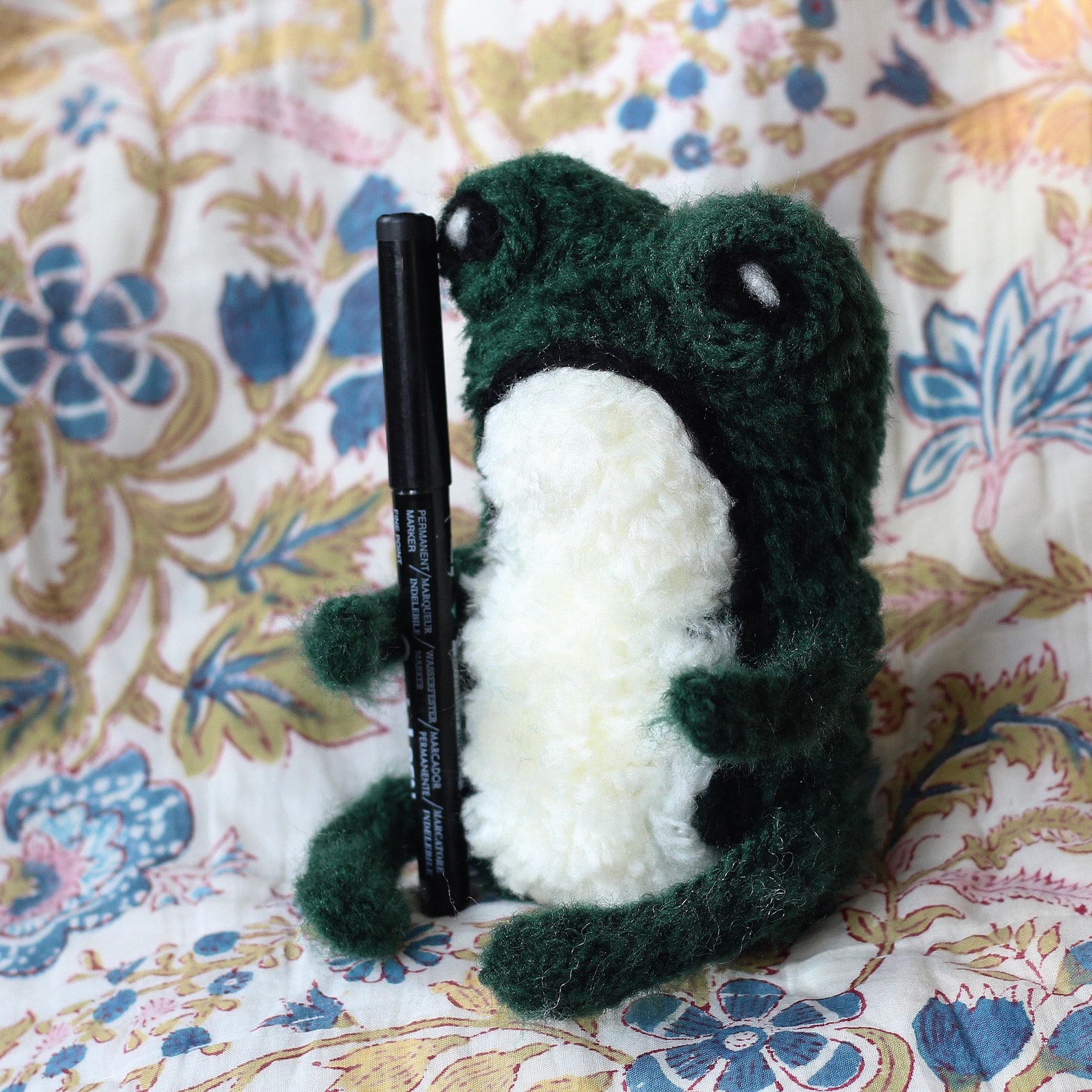 OLD BOY - Sad Frog Pom Pom Teddy Plush - Etsy