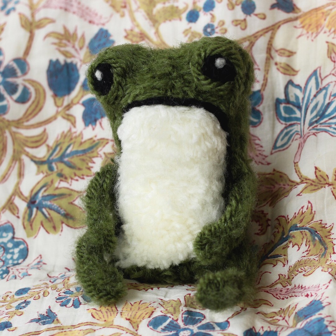 STUD - Sad Frog Pom Pom Teddy Plush - Etsy