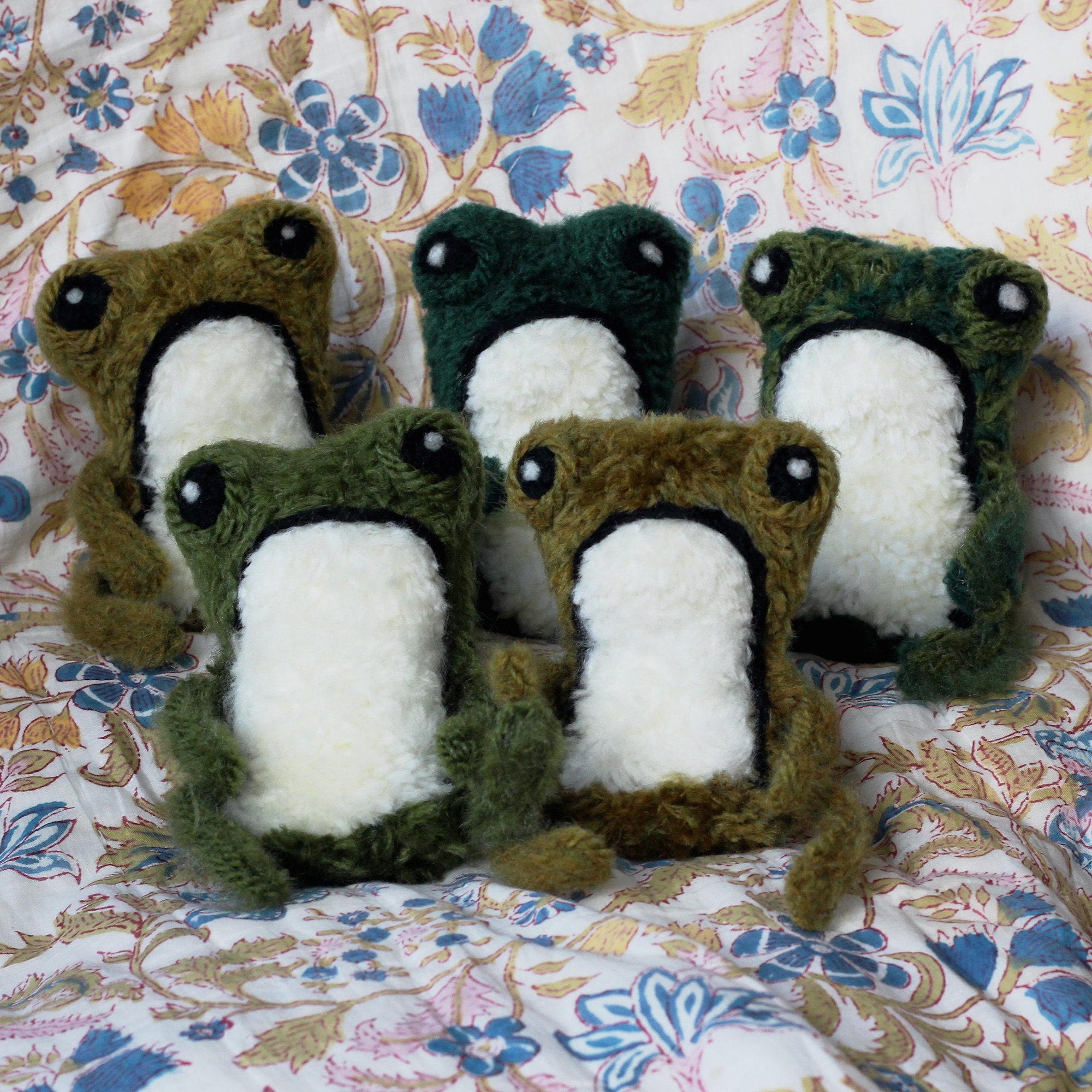 OLD BOY - Sad Frog Pom Pom Teddy Plush - Etsy