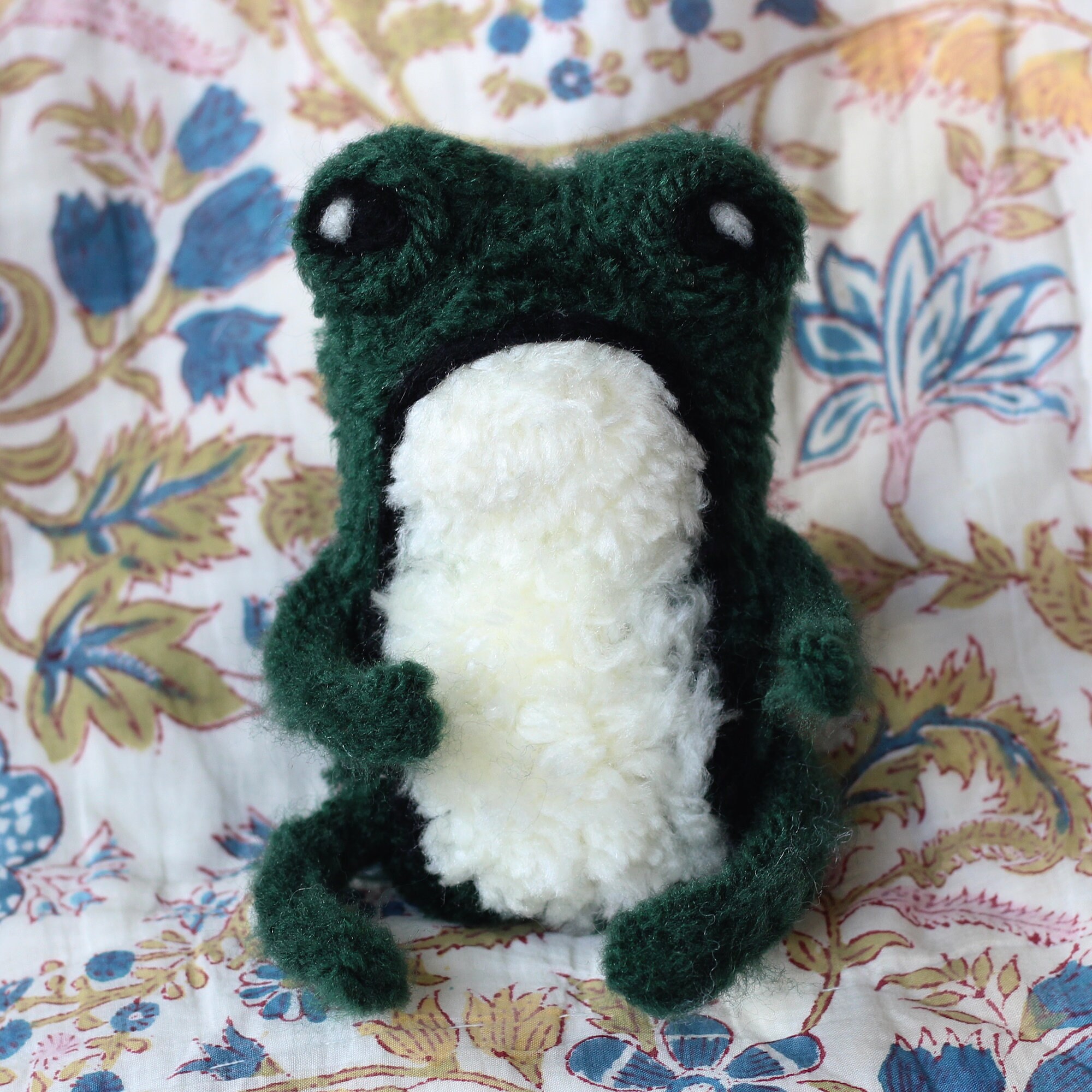 OLD BOY - Sad Frog Pom Pom Teddy Plush - Etsy