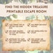 Printable Escape Room for Kids - Pirate Themed Find the Hidden Treasure ...