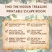 Printable Escape Room for Kids - Pirate Themed Find the Hidden Treasure ...
