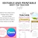 Editable Meet the Teacher Template - Pink Floral - Personalize in Canva ...