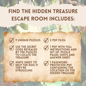 Printable Escape Room for Kids - Pirate Themed Find the Hidden Treasure ...