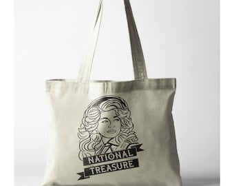 Dolly Parton Tote Bag, Country Music Lover Tote Bag, Gift for Cowgirl ...
