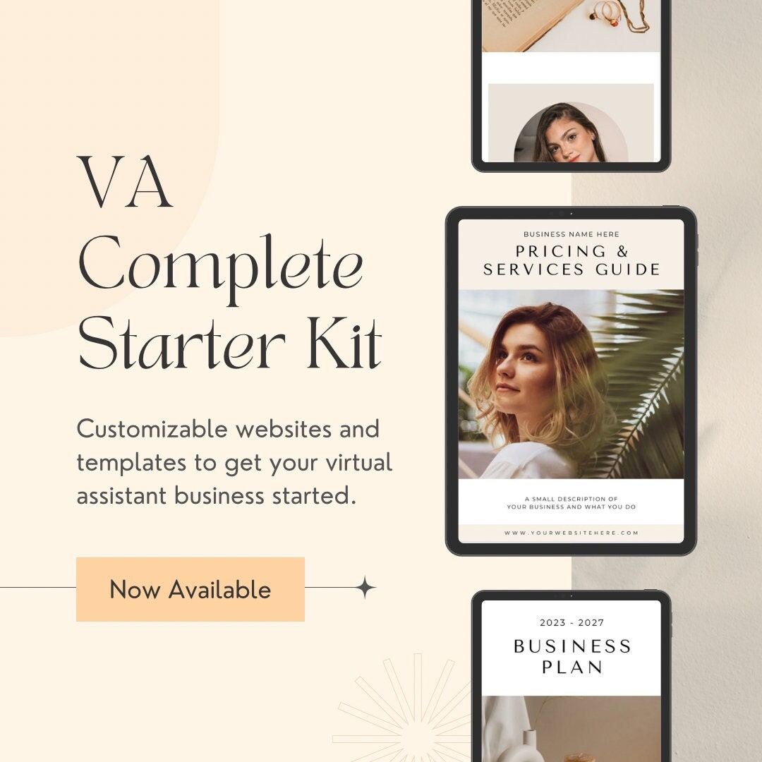 Ultimate Virtual Assistant Starter Kit - Fully Editable & Customizable ...