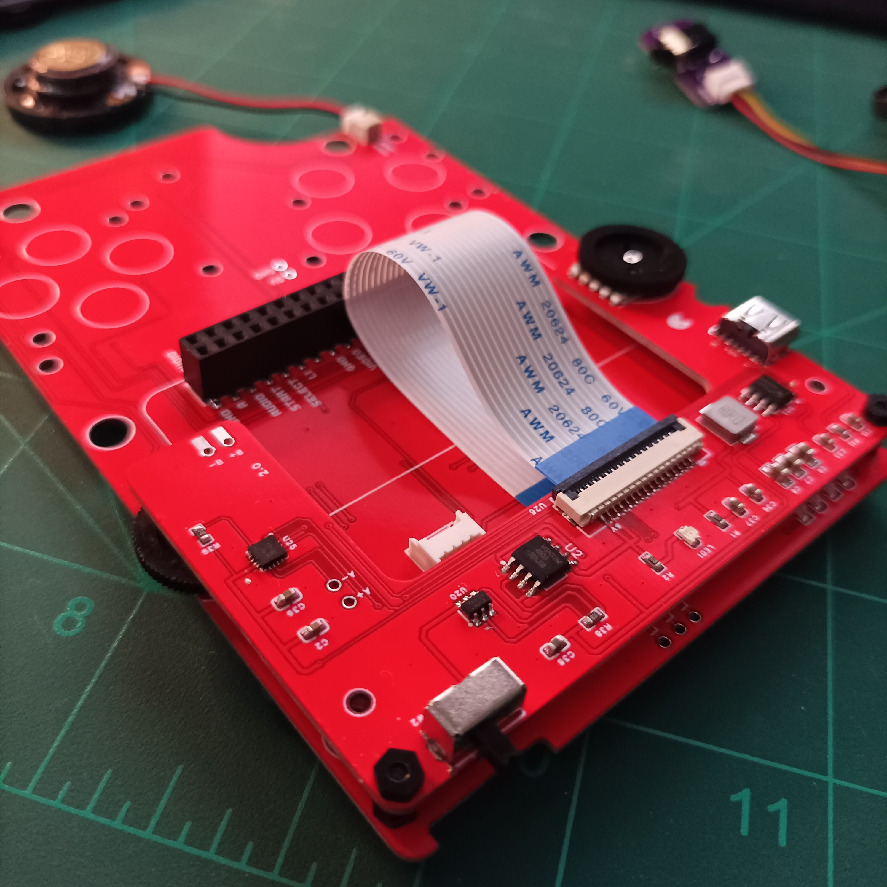 Zega Mame Boy / Game Boy DMG Raspberry Pi Zero Kit No Solder purple PCB ...