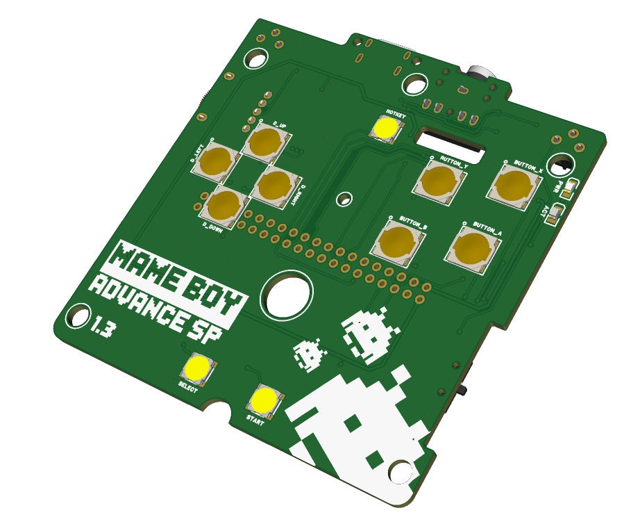 Zega Mame Boy Advance SP / Raspberry Pi Zero Kit - Etsy