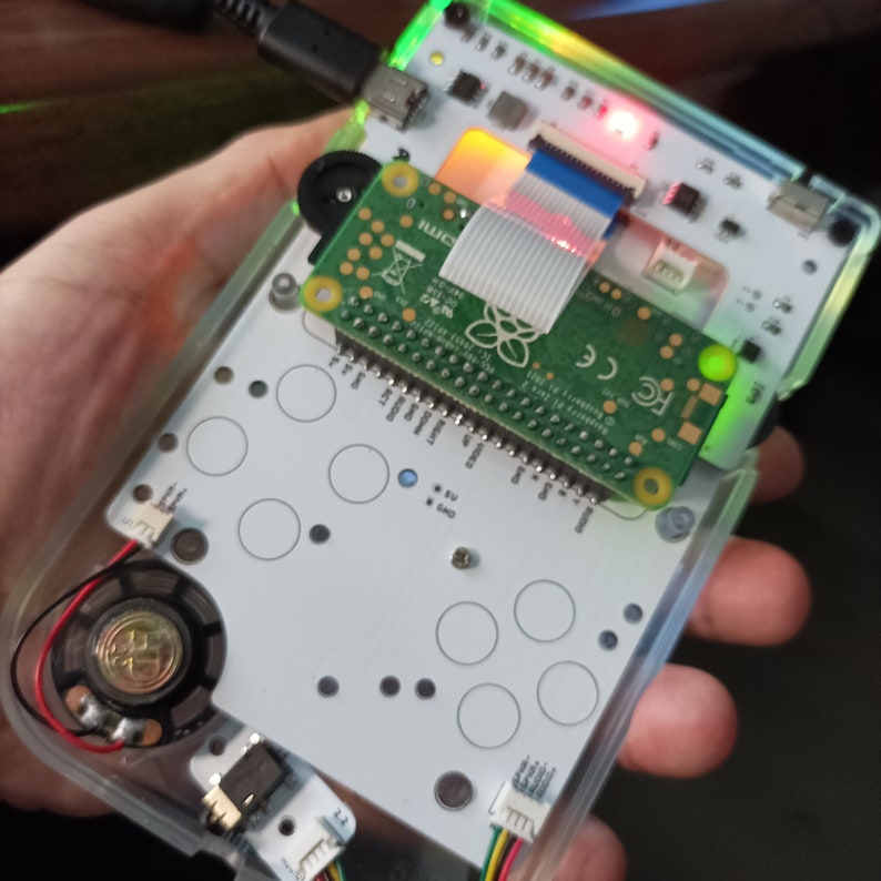 Zega Mame Boy / Game Boy DMG Raspberry Pi Zero Kit No Solder white PCB - Etsy