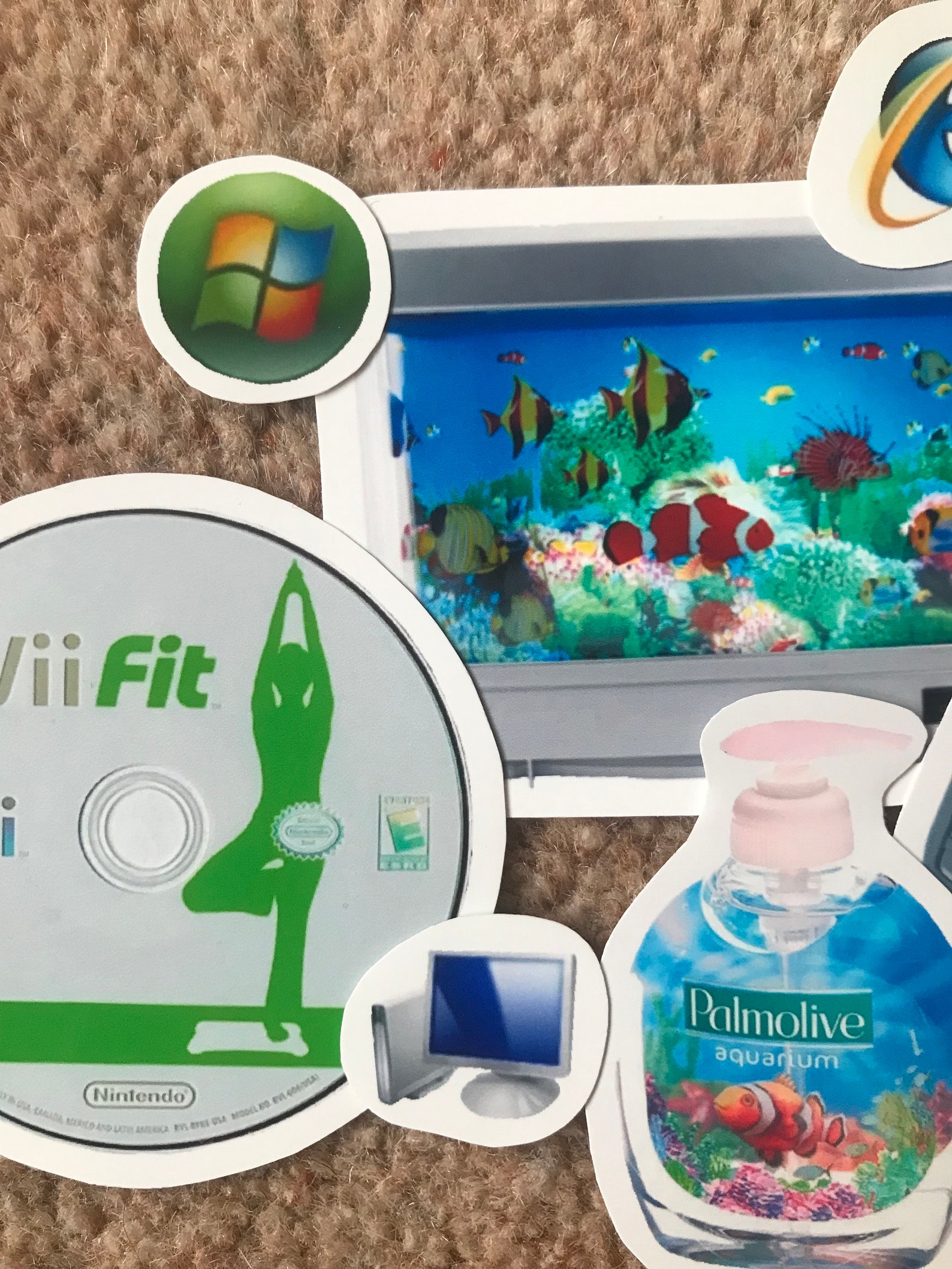 Frutiger Aero Aesthetic Sticker Pack glänzende Vinyl-Aufkleber - Etsy.de